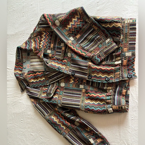 Jackets & Coats | Colorful Vintage Jacket | Poshmark